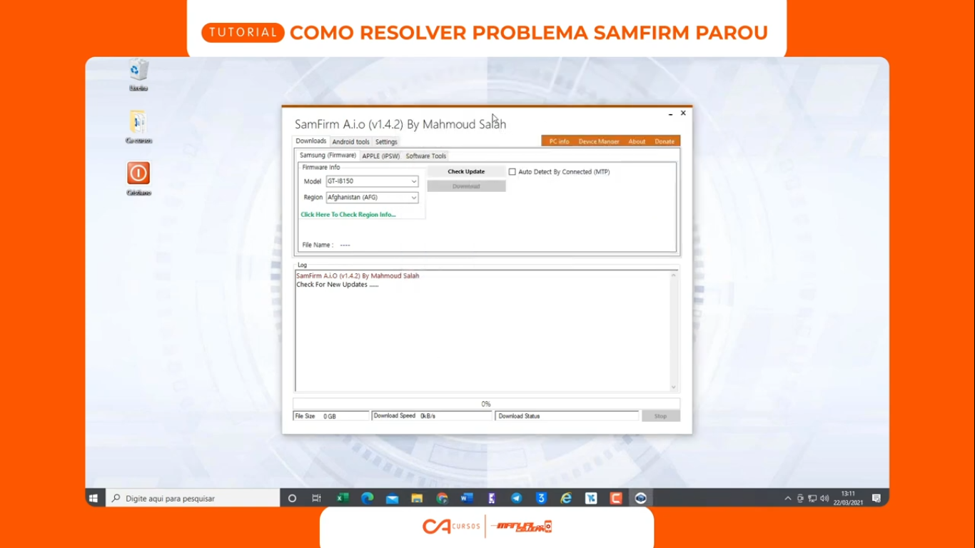 Como Resolver Problema SamFirm – Blog CA Cursos